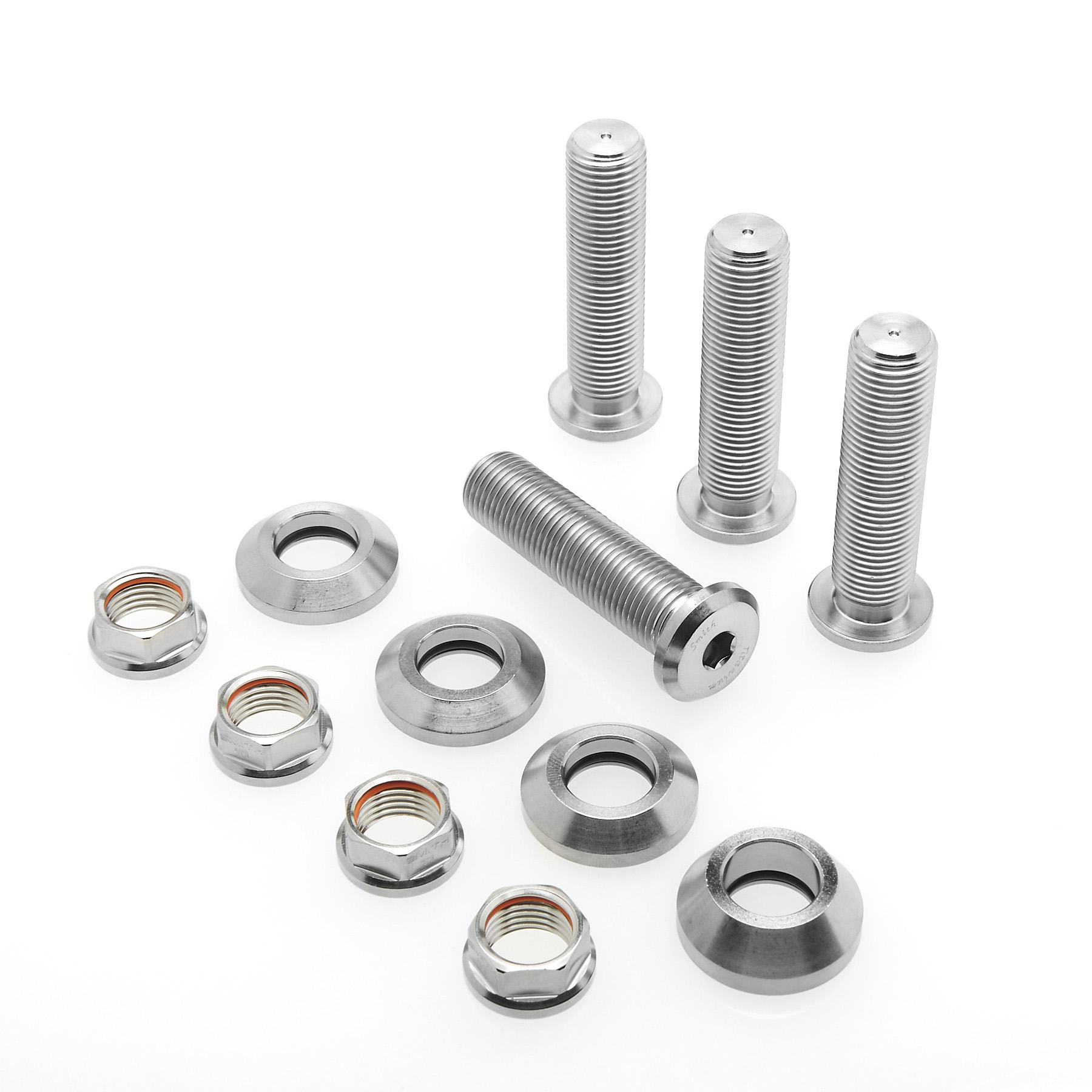 Titanium Button Head Tie Rod and Drag Link Kit : Smith Titanium