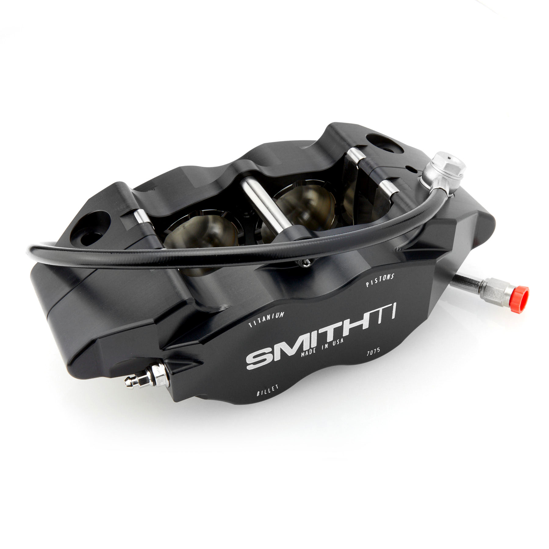 Sprint Car Rear Brake Caliper - Radial Mount : Smith Titanium
