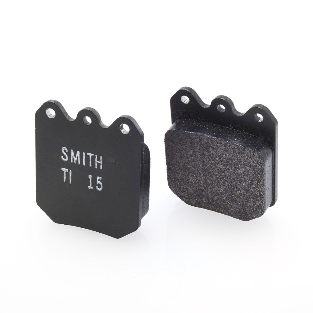 Sprint Car Left Front Brake Pad (set) - Black #15 : Smith Titanium