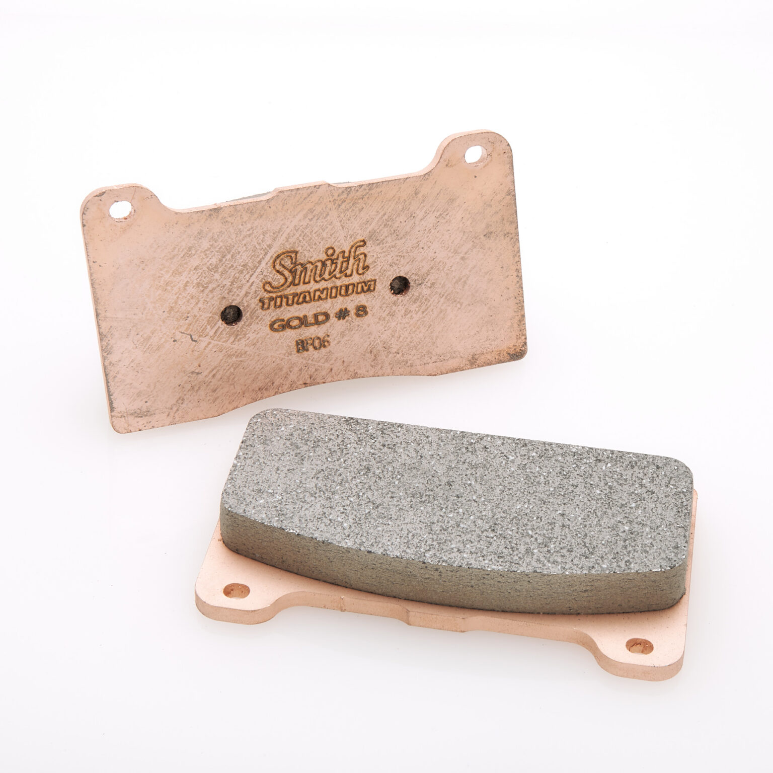 Sprint Car Inboard Rear Brake Pad (set) - Gold #5 : Smith Titanium