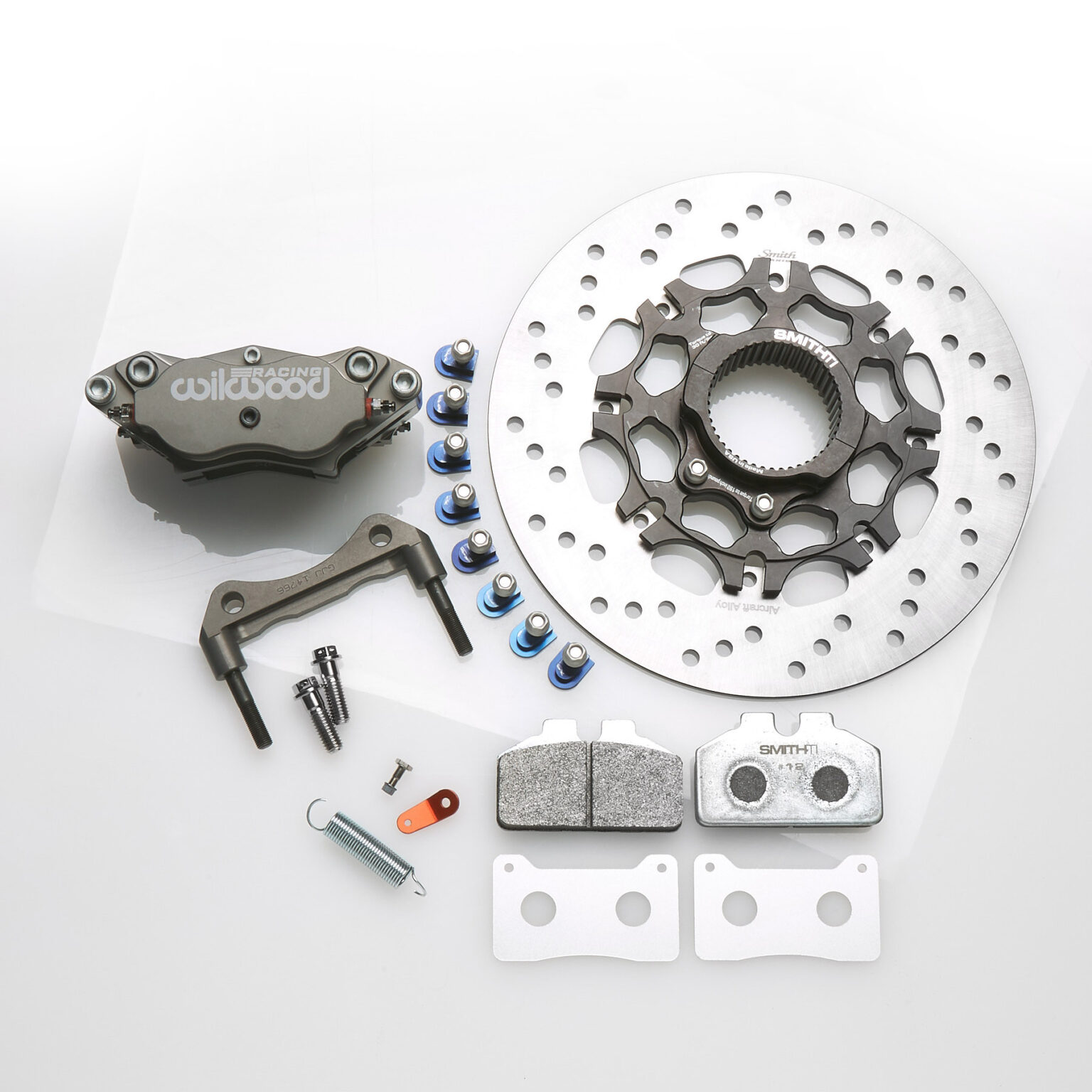 Sprint Car Steel Inboard Brake Kit with Wilwood Caliper : Smith Titanium