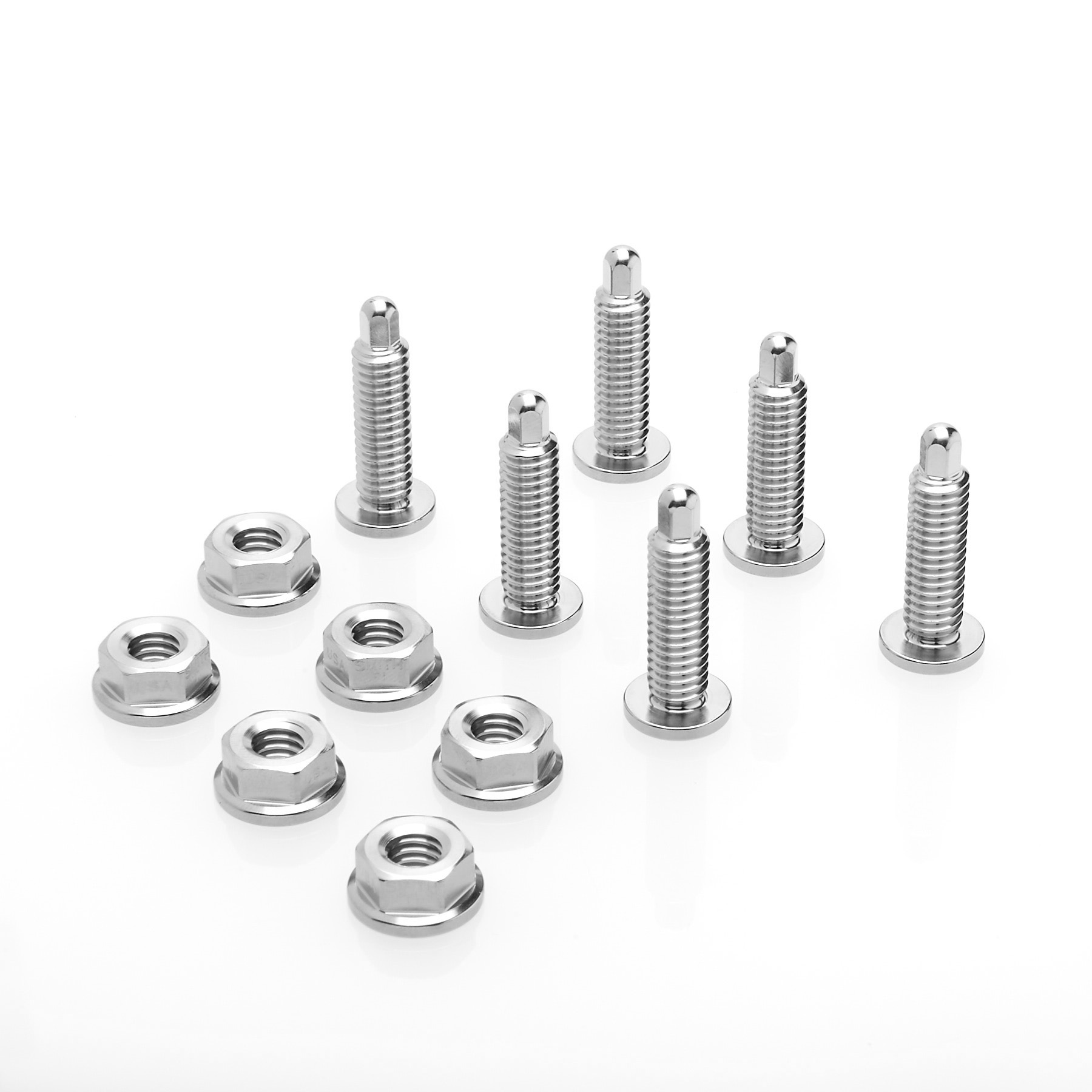 Front Hub Stud Kit for Micro Sprint 3 spoke wheels : Smith Titanium