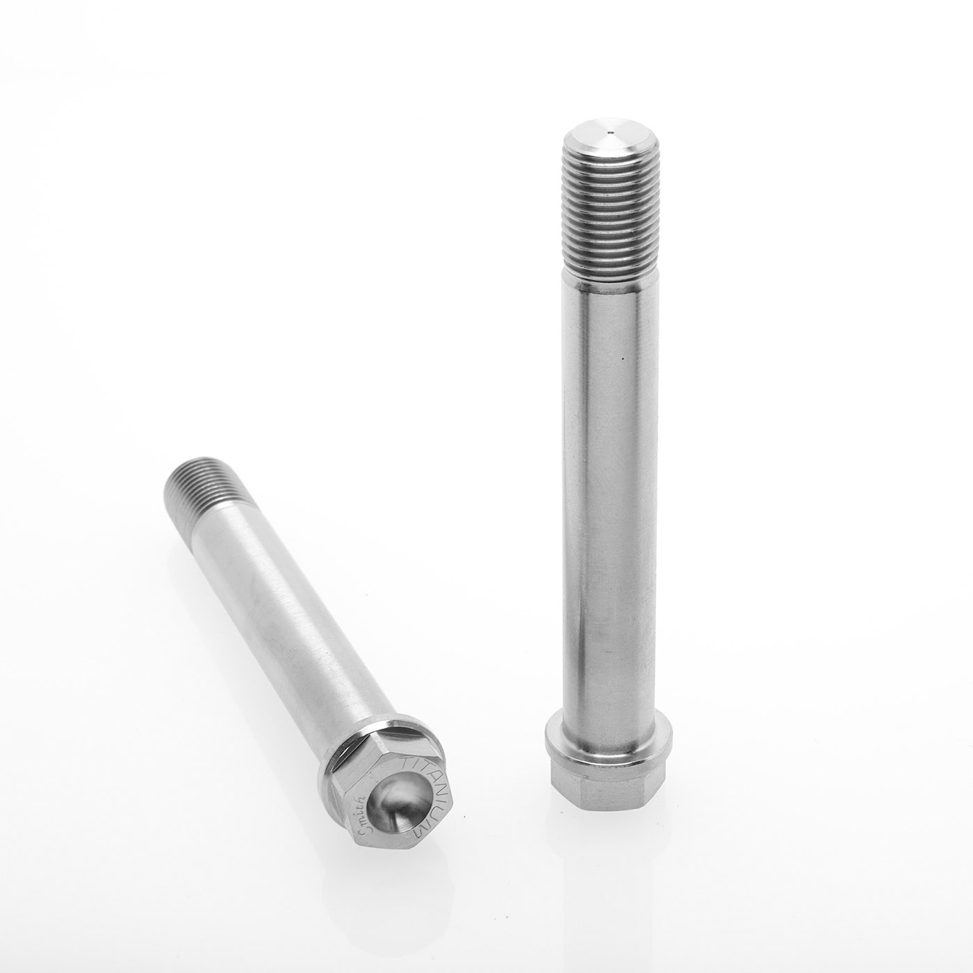 Reduced Hex Head 1/2 - 20 x 3-1/2 with 3/4" thread : Smith Titanium