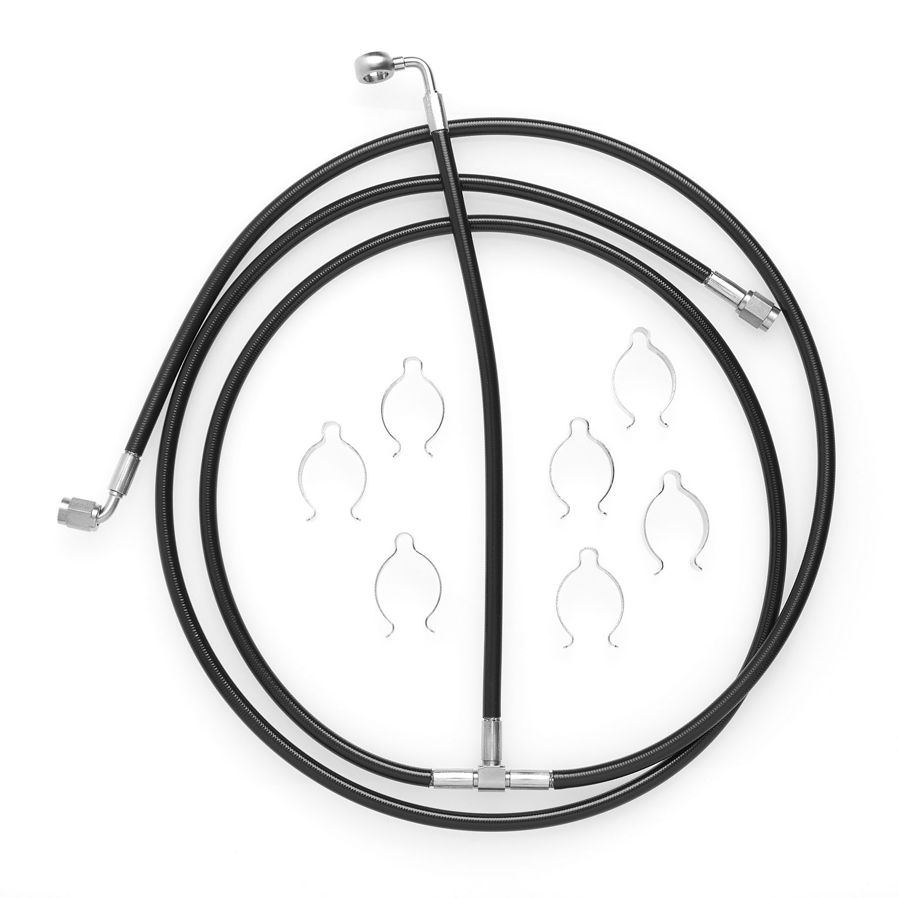 Sprint Complete Car Line Kit for Brembo Master Cylinder : Smith Titanium