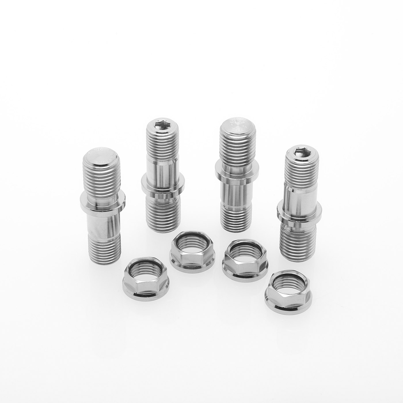 Sprint Car M14 Shock Stud Kit : Smith Titanium