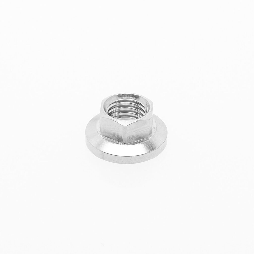 Titanium Jet Nut 1/4 - 28 with Small Flange : Smith Titanium