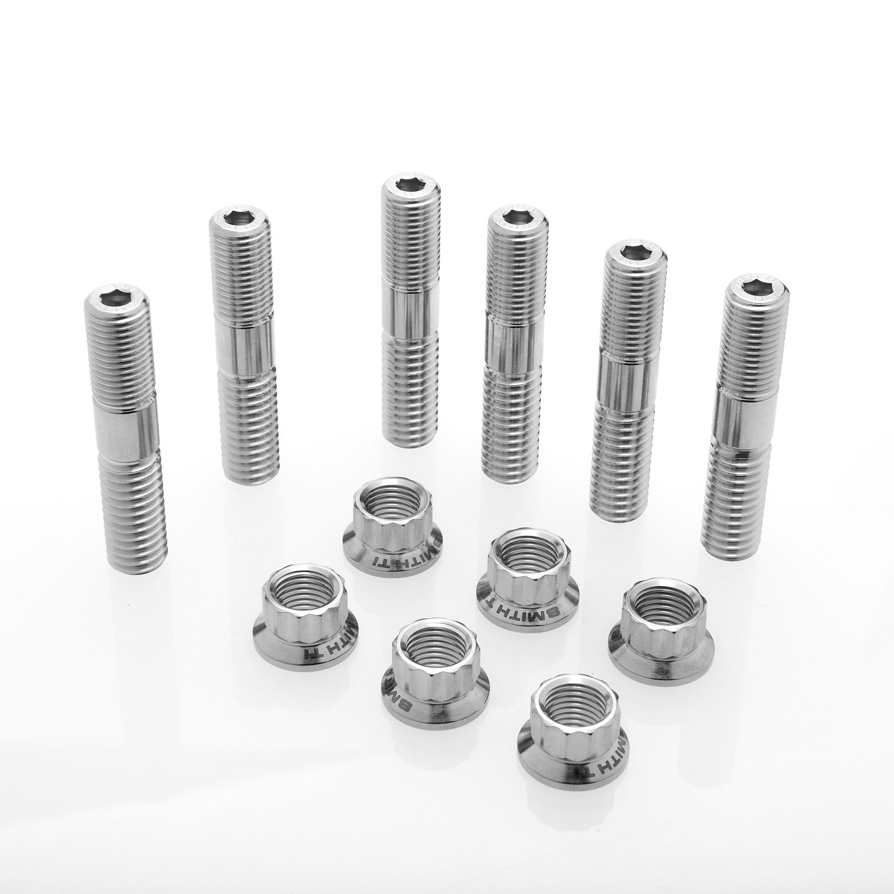 Torque Tube Stud Kit with Titanium 12 pt. Nuts : Smith Titanium