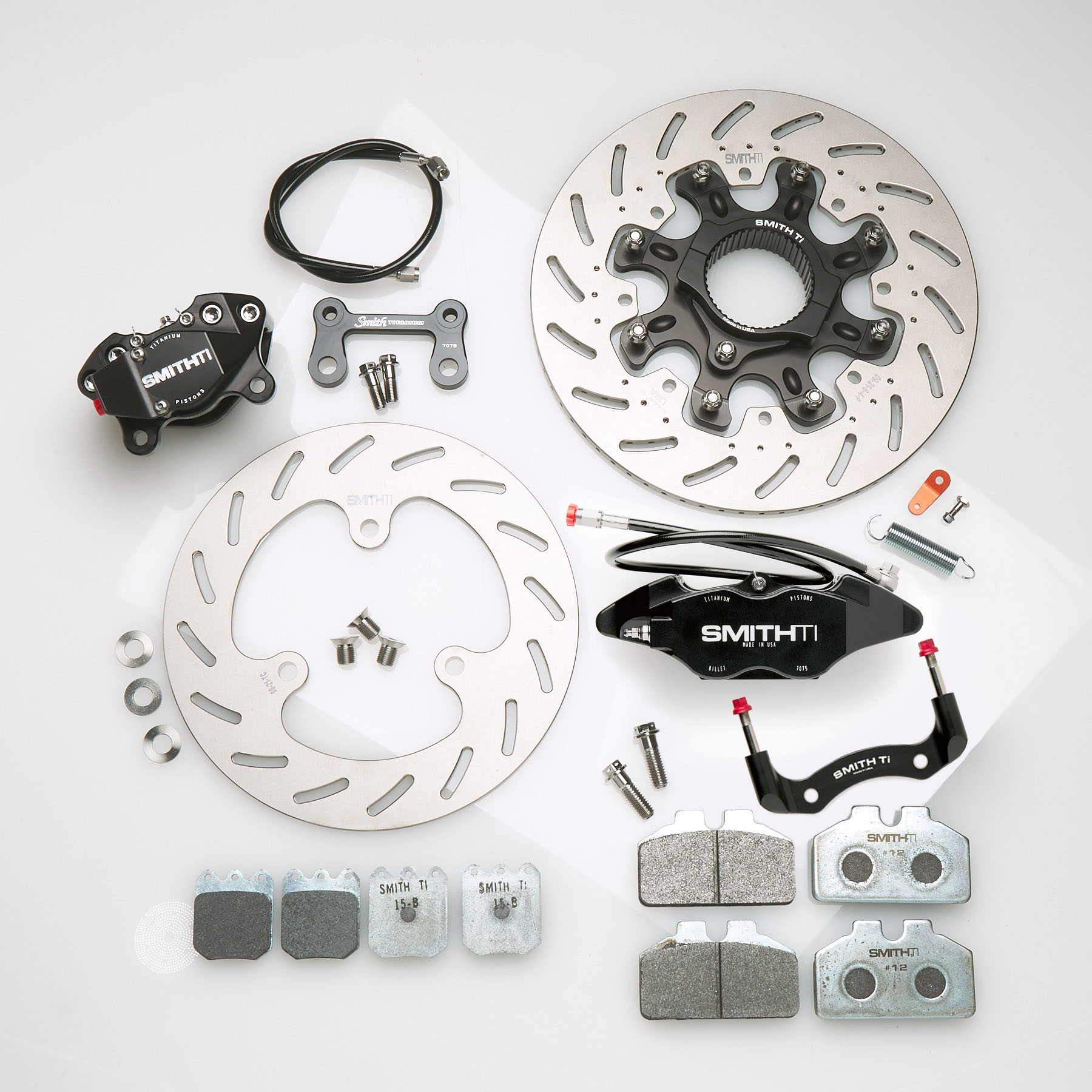 Sprint Car Titanium Complete Brake System with Smith Ti Radial Mount ...