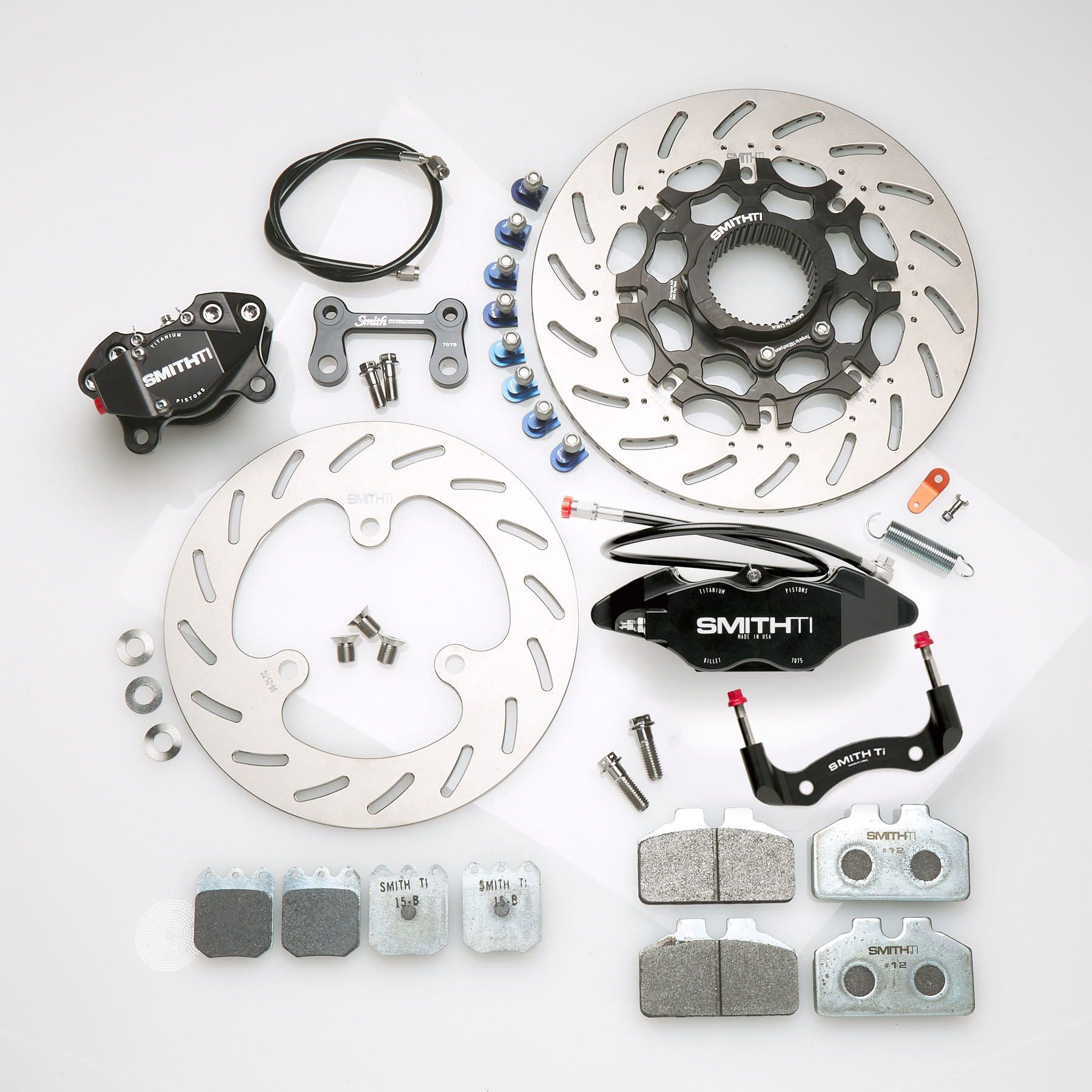 Sprint Car Complete Titanium Brake System with Smith Ti Radial Mount ...