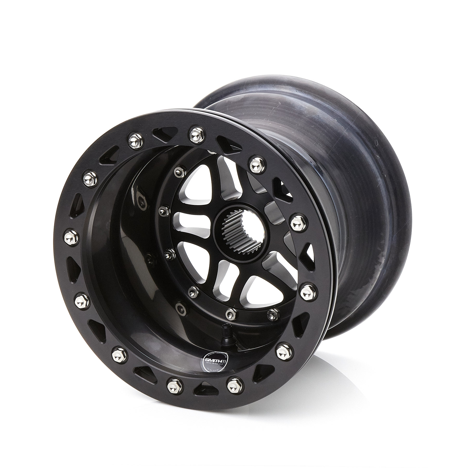 10" Micro Sprint Splined Left Rear Wheel 8" Wide x 3" Offset : Smith ...
