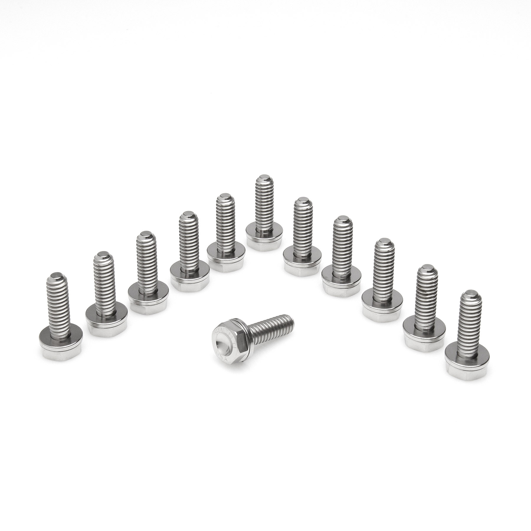 Micro Sprint Beadlock Bolt Kit : Smith Titanium