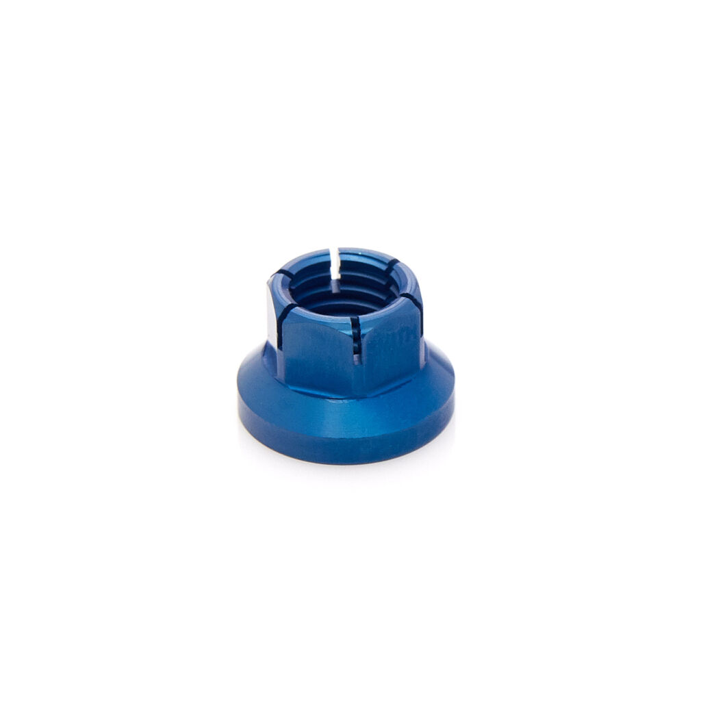 Aluminum Jet Nut 5/16-24 (Blue) : Smith Titanium