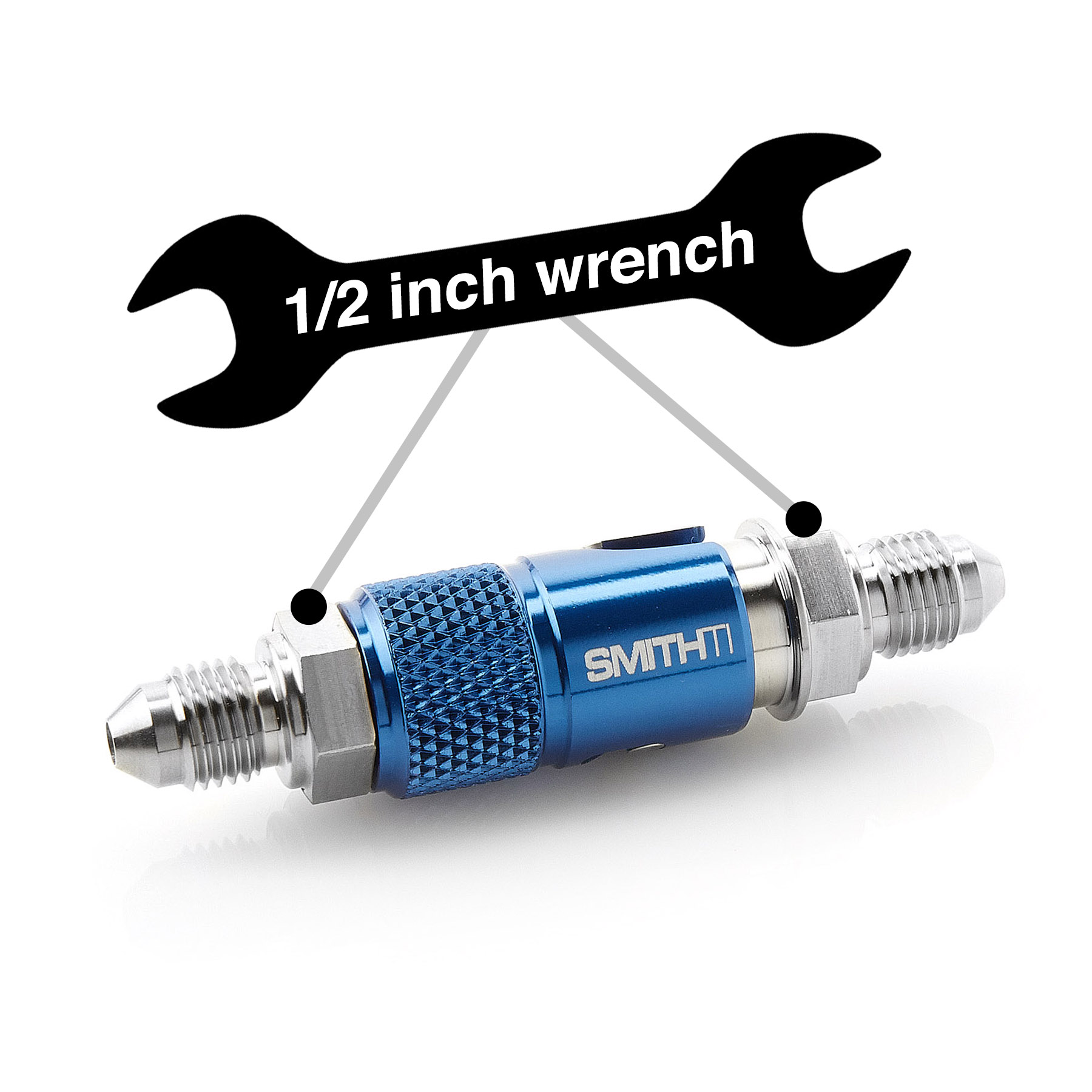 Titanium Quick Disconnect for Brake Lines : Smith Titanium