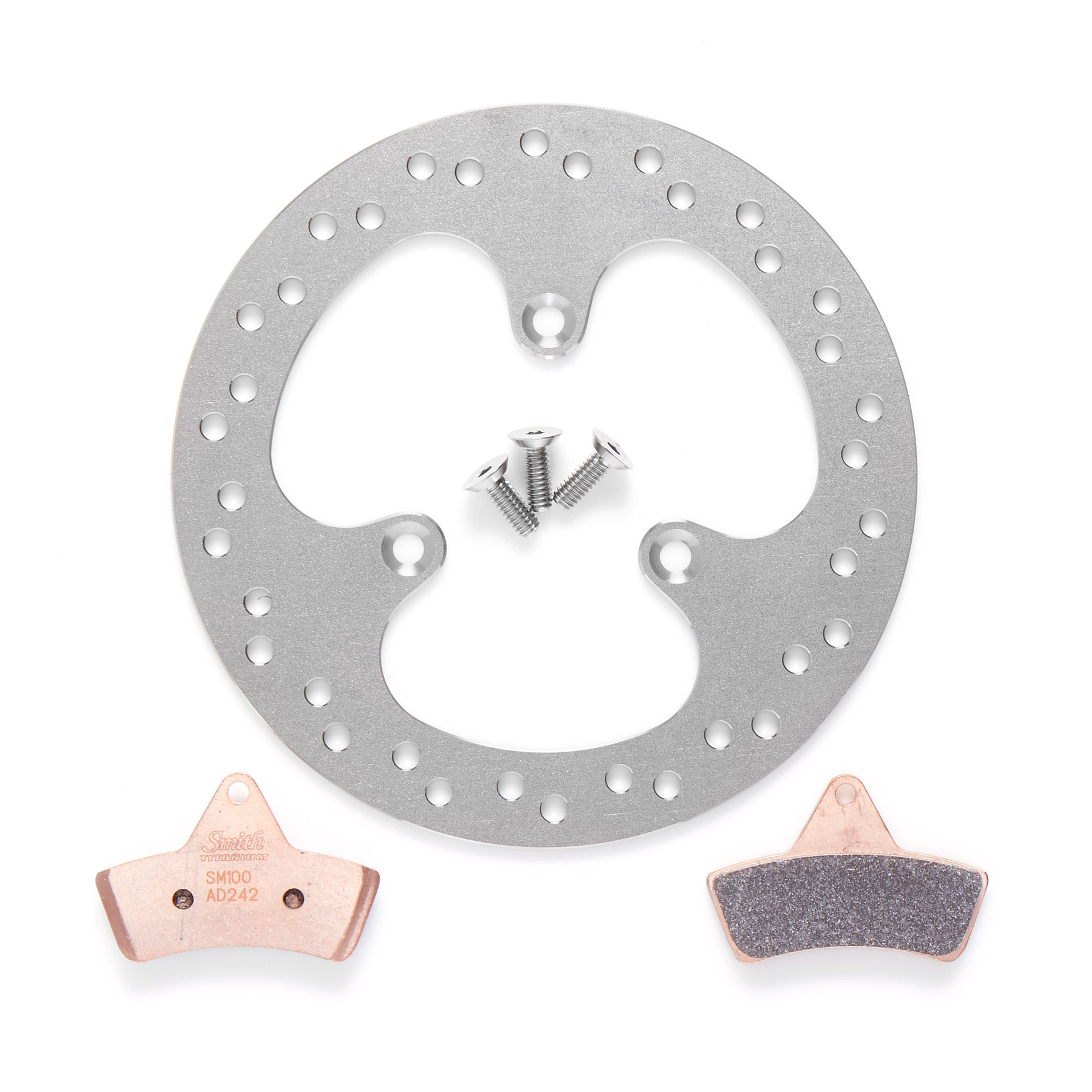 Micro Sprint Titanium Left Front Brake Rotor : Smith Titanium