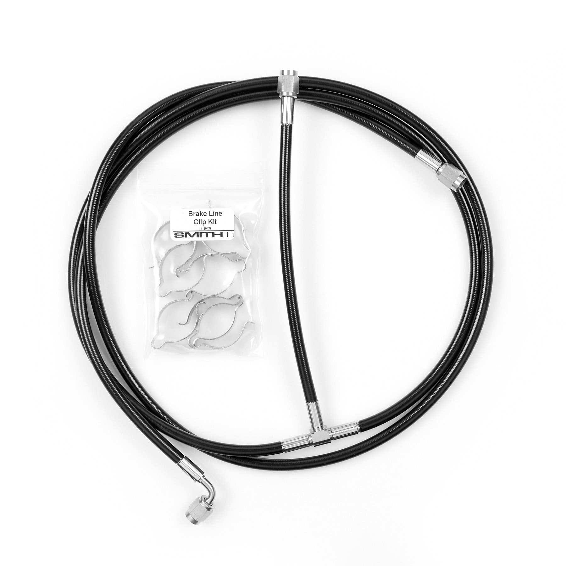 Complete Sprint Car Line Kit For Smith Ti Master Cylinder : Smith Titanium