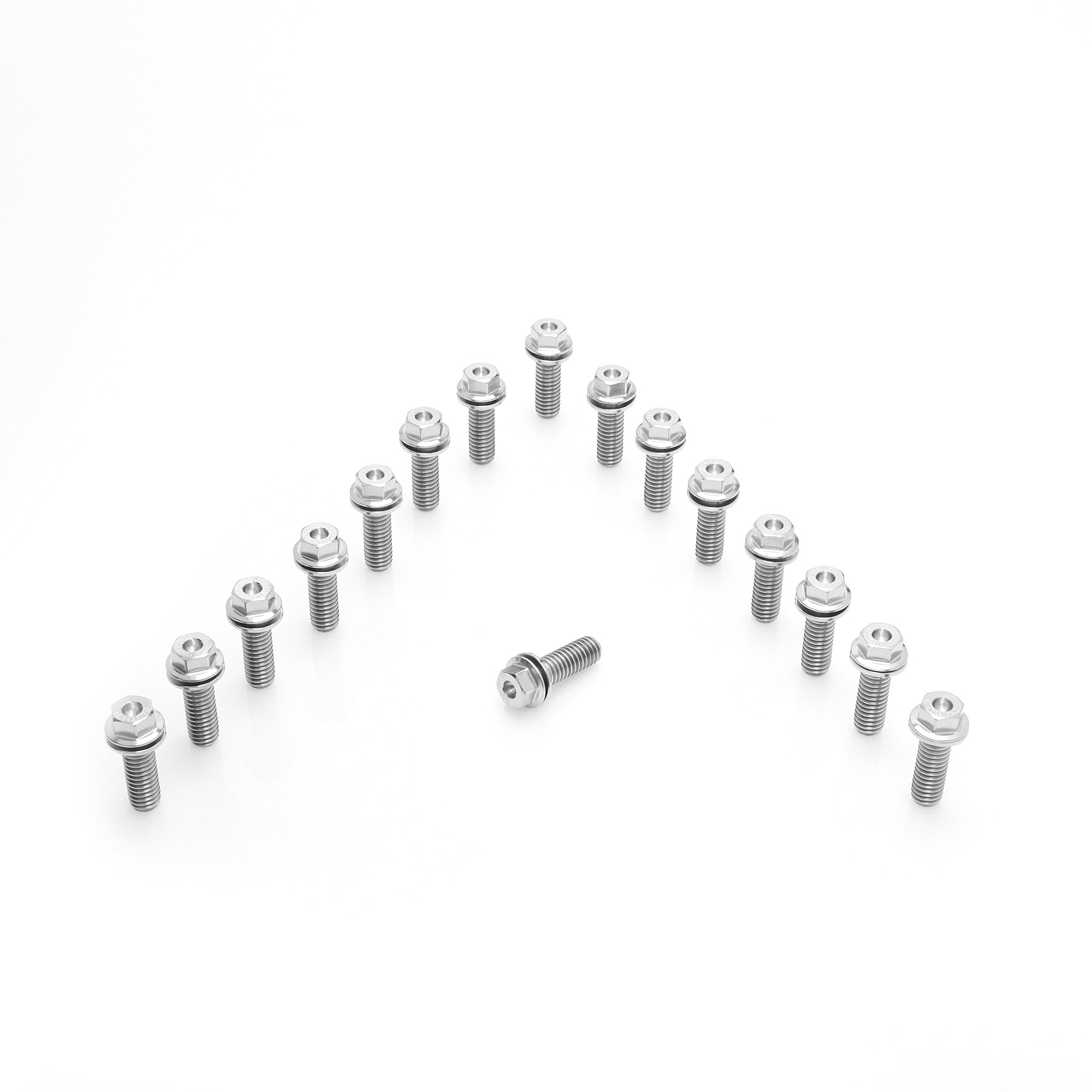 Reduced Hex Beadlock Bolt with Captive Washer Kit : Smith Titanium